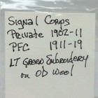 Military Patch Badge PFC Signal Corps Coastal Artillery Corps Army Felt ...