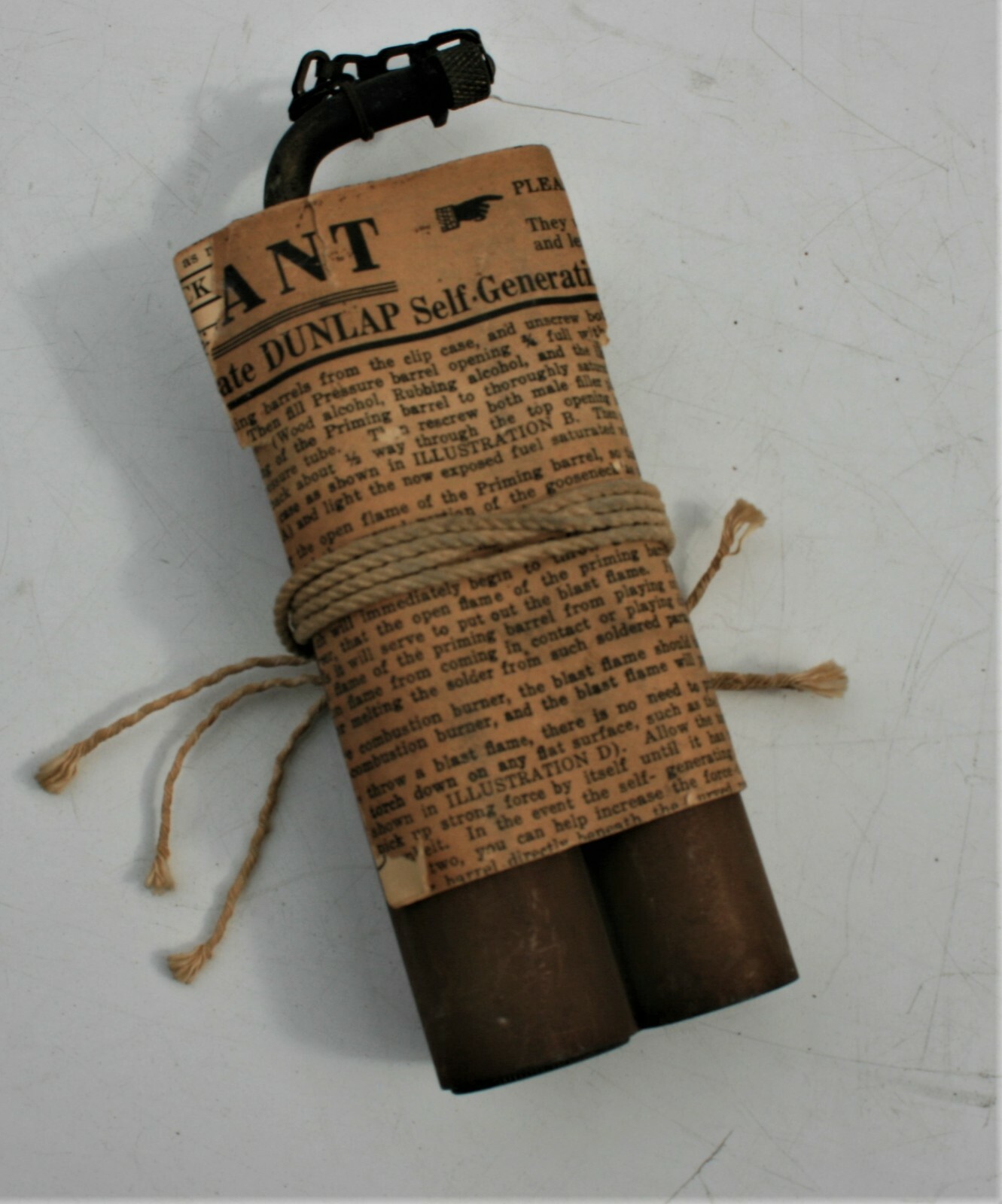 Vintage Dunlap Self Generating Blow Torch Tool Metal Solder Old w ...