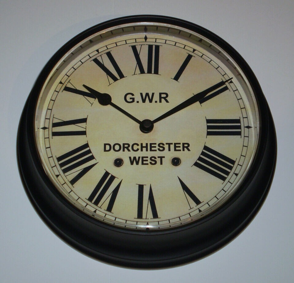 Great Western Railway, GWR Victorian Style Waiting Room Clock ...
