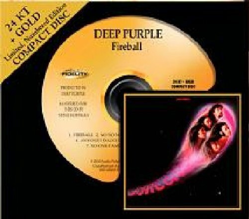 Fireball by Deep Purple (24K+Gold CD, Sep-2010, Audio Fidelity ...
