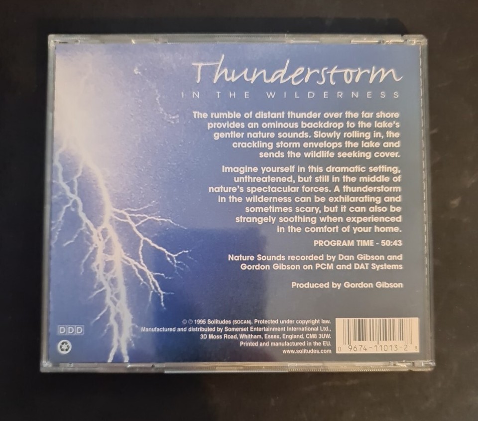 Dan Gibson's Solitudes - Thunderstorm In The Wilderness (1995) Sound ...
