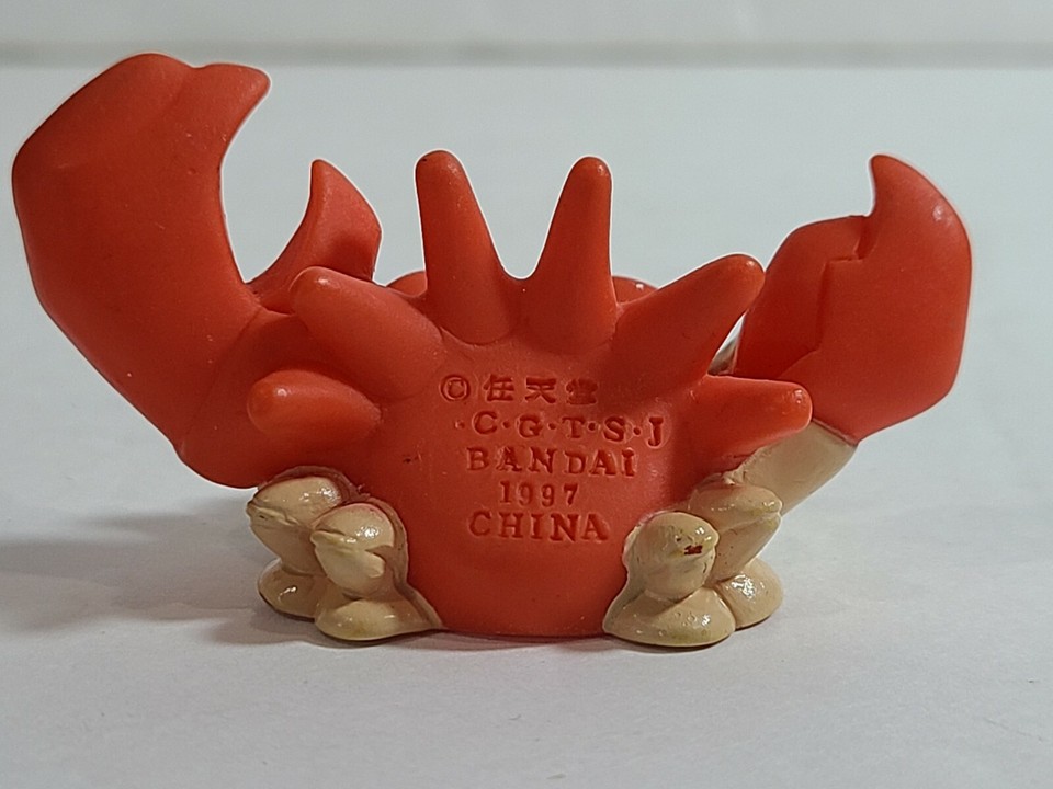 1997 Pokemon Finger Puppet Red Kingler Figure Catch Them All Nintendo ...