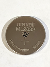 1 pc ML2032 ML 2032 3v RECHARGEABLE LITHIUM BATTERY MANUFACTURED 02/ ...