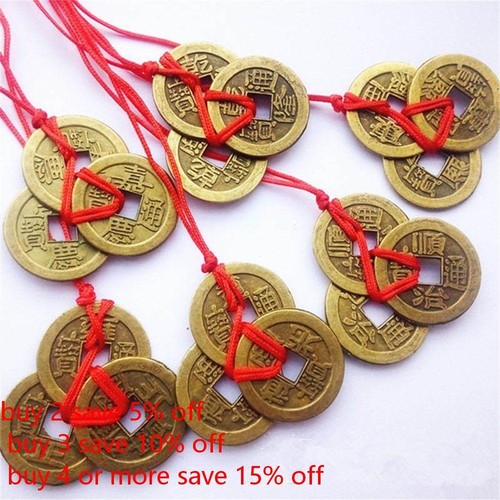 Collection Amulet Brass Money Coin Chinese Feng Shui Coins for Wealth ...