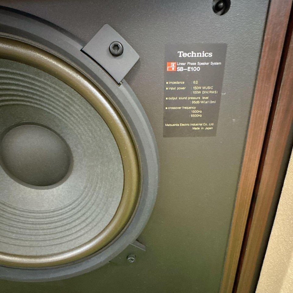 Technics SB-E100 Speaker * pair Showa | eBay