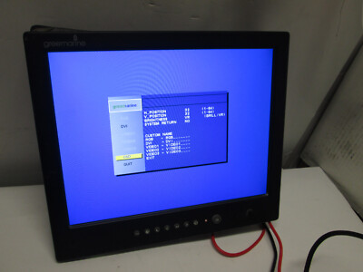 Green Marine Monitor 15" Display screen AWM-1500 VGA DVI VDEO for Boat ...