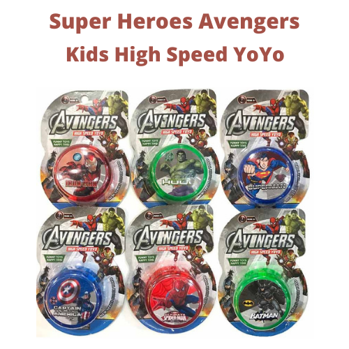 YoYo for Kids Comic DC Super Heroes Avengers LED Light High Speed Kid ...