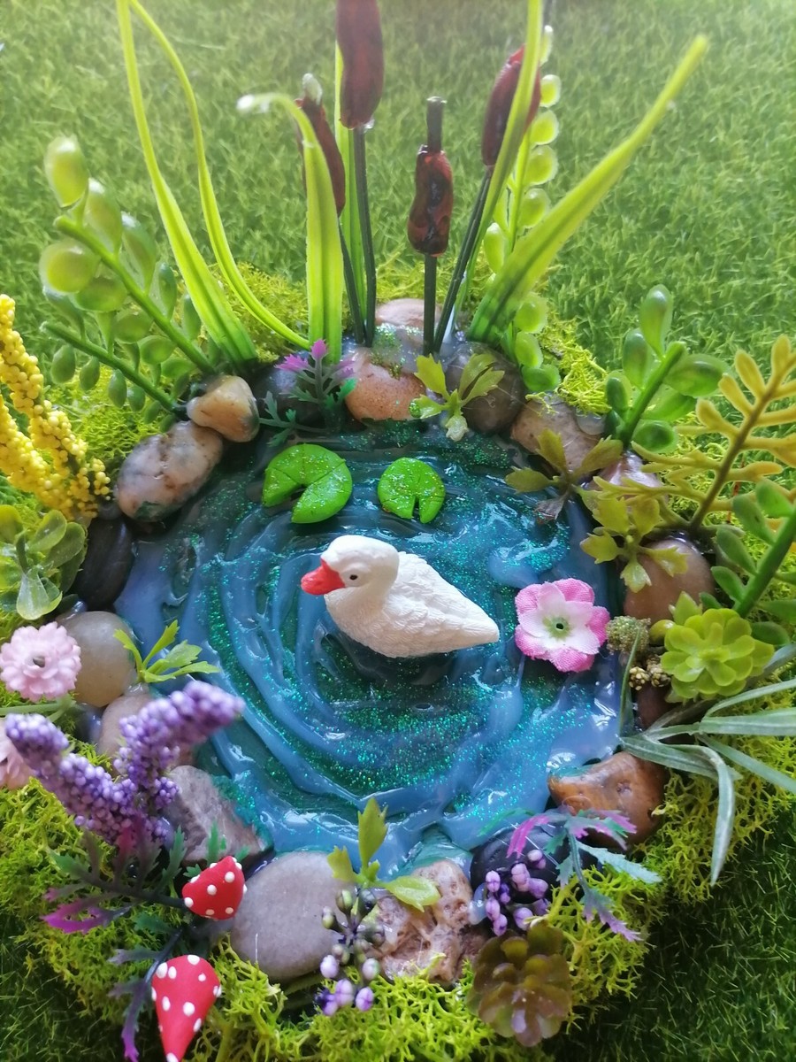 Miniature For Fairy Garden Pond Woodland Knoll Large Miniature Pond