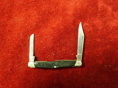 Vintage BUCK 305 USA Lancer 2 Blade Pocket Knife 1972-86 Unused or ...