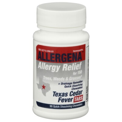 ALLERGENA CEDAR FEVER TABS Allergy Relief | eBay