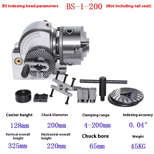 Universal Indexing CNC Vertical/Horizontal Milling Machine Indexing ...