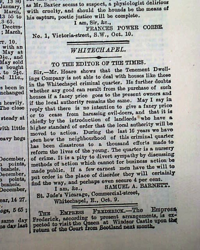 Best JACK THE RIPPER Whitechapel EAST END Women Murders 1888 London ...