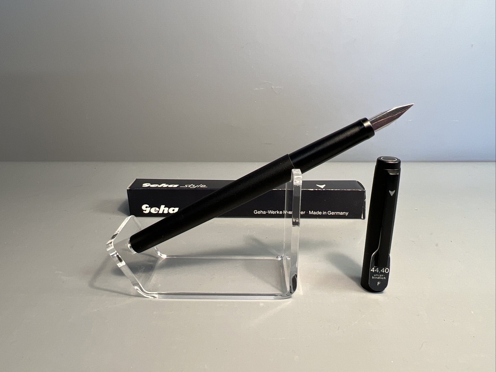 Geha Style | 721 Patronen Füller Design Stahl Feder F | inkl. OVP | #M8 ...