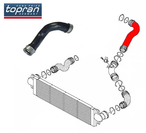 FOR VW T5 1.9 TDi (AXB, AXC) TURBO INTERCOOLER HOSE PIPE 7H0145980G ...