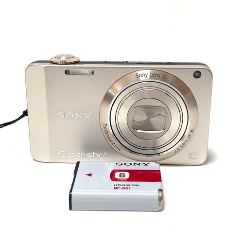 Sony Cyber Shot DSC-WX10 16.0MP 7x Compact Digital Camera Gold F/S From ...