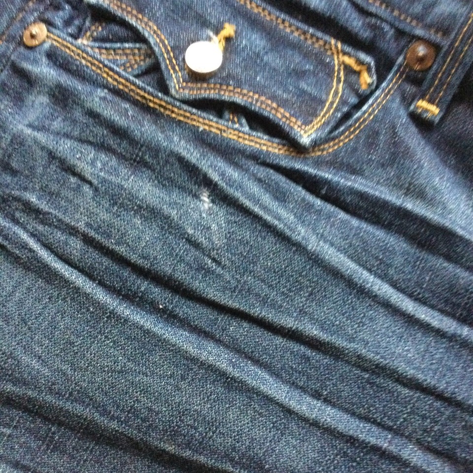 TRUE RELIGION MEN RICKY BIG T Cowboy Boot Strat Cut JEANS SZ 30X34 BLUE ...
