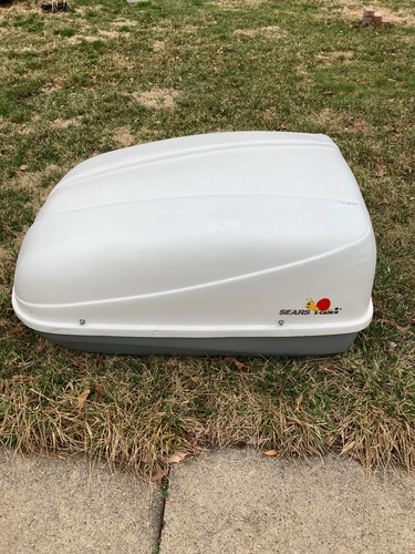 sears x cargo carrier car topper original travel storage compartment ...