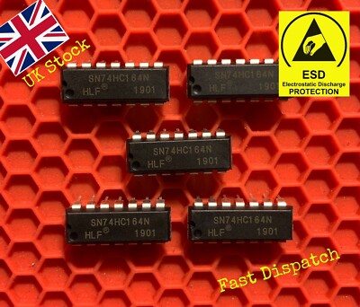 5pcs Deal HLF Original SN74HC164 8-Bit Parallel-out Serial Shift ...