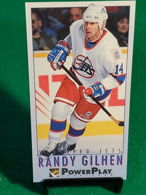 1993-94 Fleer Power Play Hockey #473 Randy Gilhen Winnipeg Jets NHL | eBay