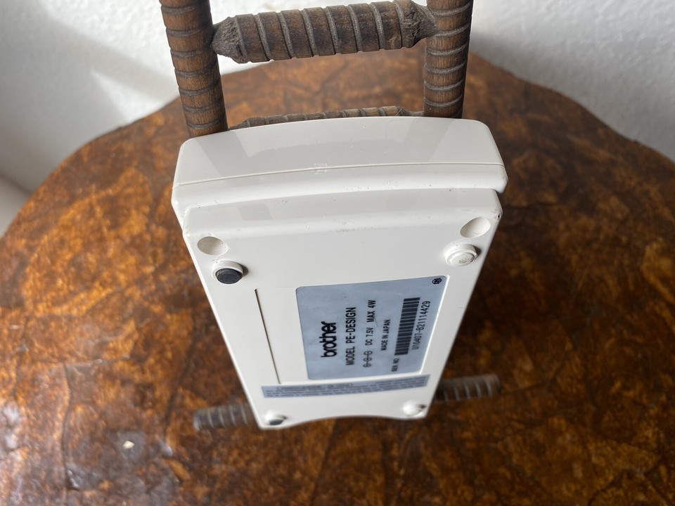 Brother PE Design Serial Card Reader / Writer Embroidery, Untested, AS ...