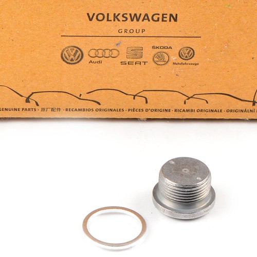VW N90215404 Oil Drain Screw + Sealing Ring DSG 6-Speed | N0438092 ...