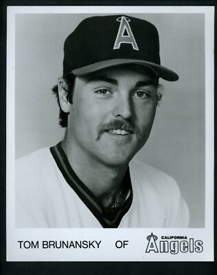 Tom Brunansky California Angels 1982 Team Issued 8 x 10 Press Photo | eBay