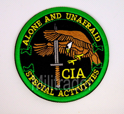 CIA Special Activities "Alone and Unafraid" Patch (grn) | eBay