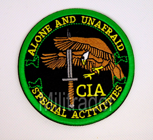CIA Special Activities "Alone and Unafraid" Patch (grn) | eBay