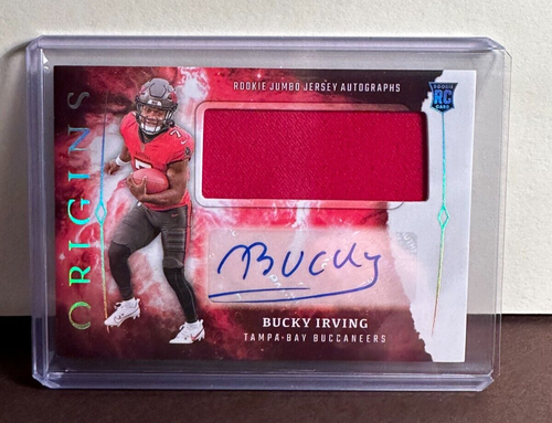 2024 Panini Origins Bucky Irving Tampa Bay Bucs Rookie Autographed ...