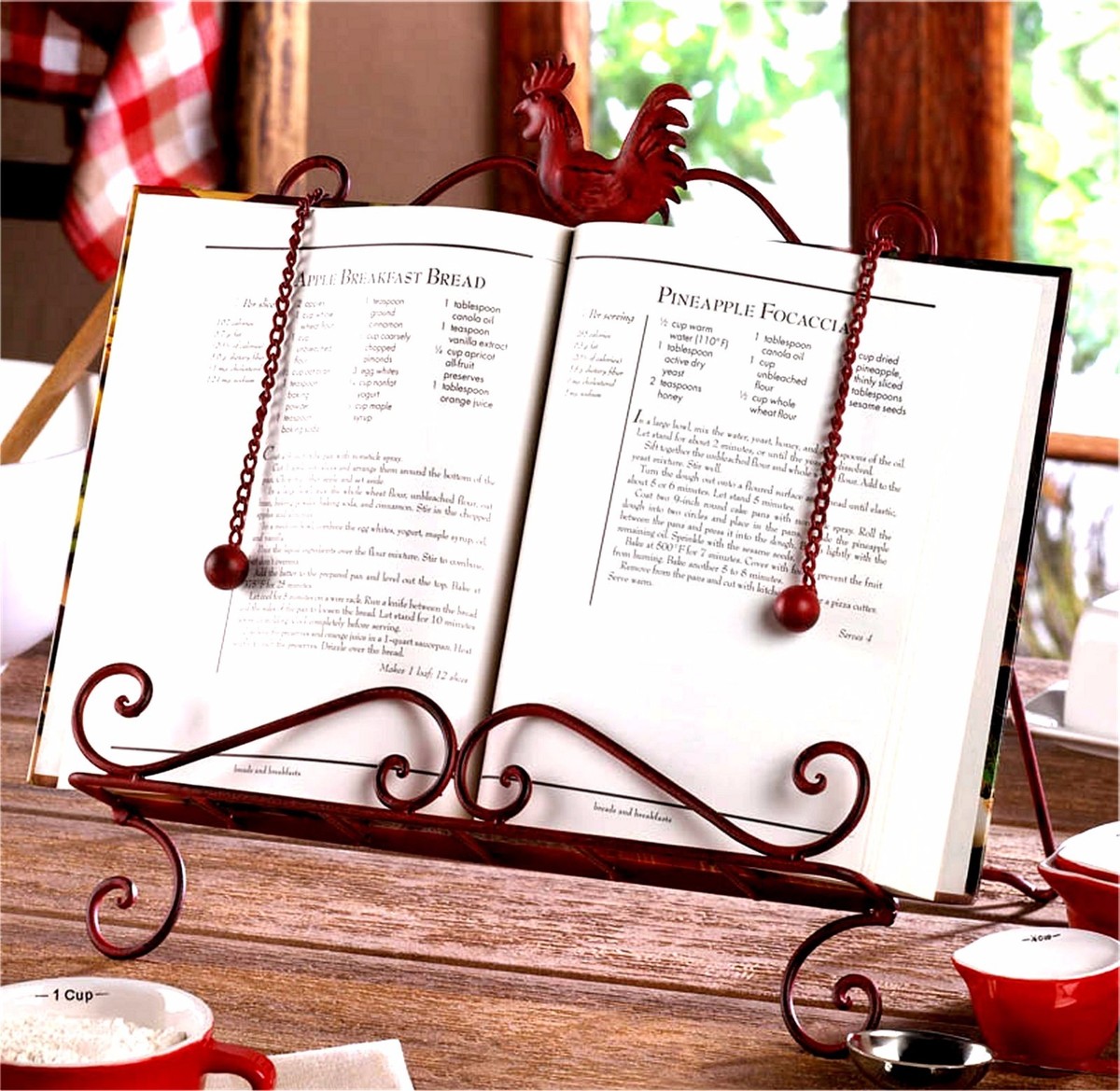 Red Rooster Cookbook Stand On Storenvy