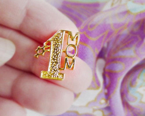 Number One Mom Pin, Mom Is Number 1 Celebrate Her with this Lapel Pin ...