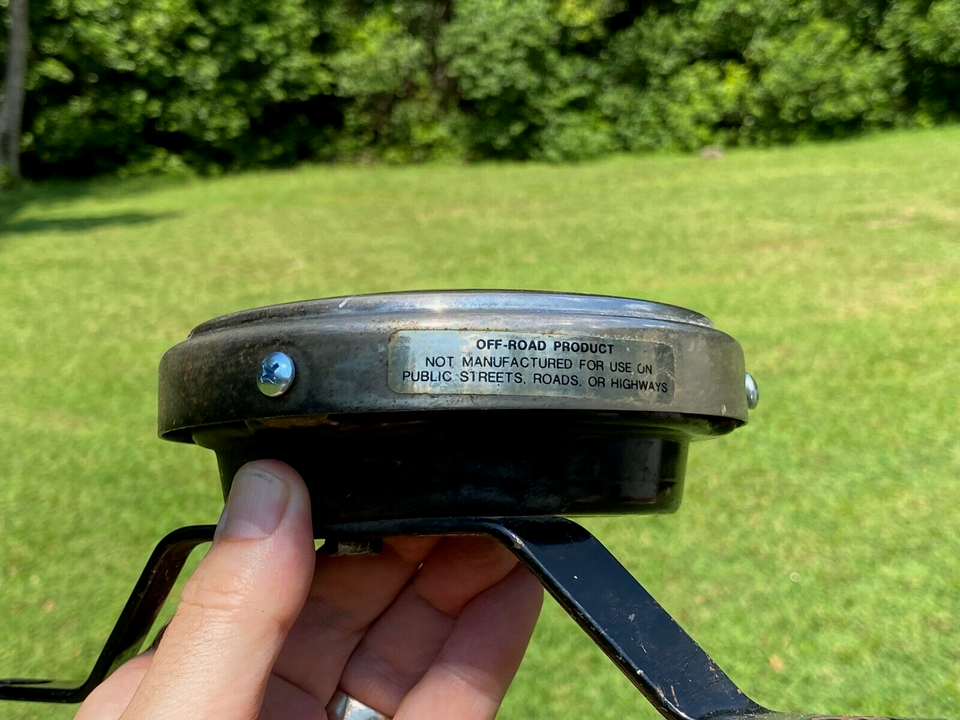 AMF Harley 5 1/2" Round Air Cleaner Assembly Chrome Bendix Keihin Bar ...