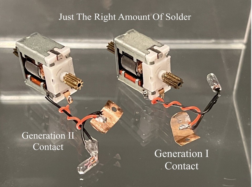 Schaper Stomper Rebuilt Micro Motor Soldered To A Gen.I Or II Contact w ...