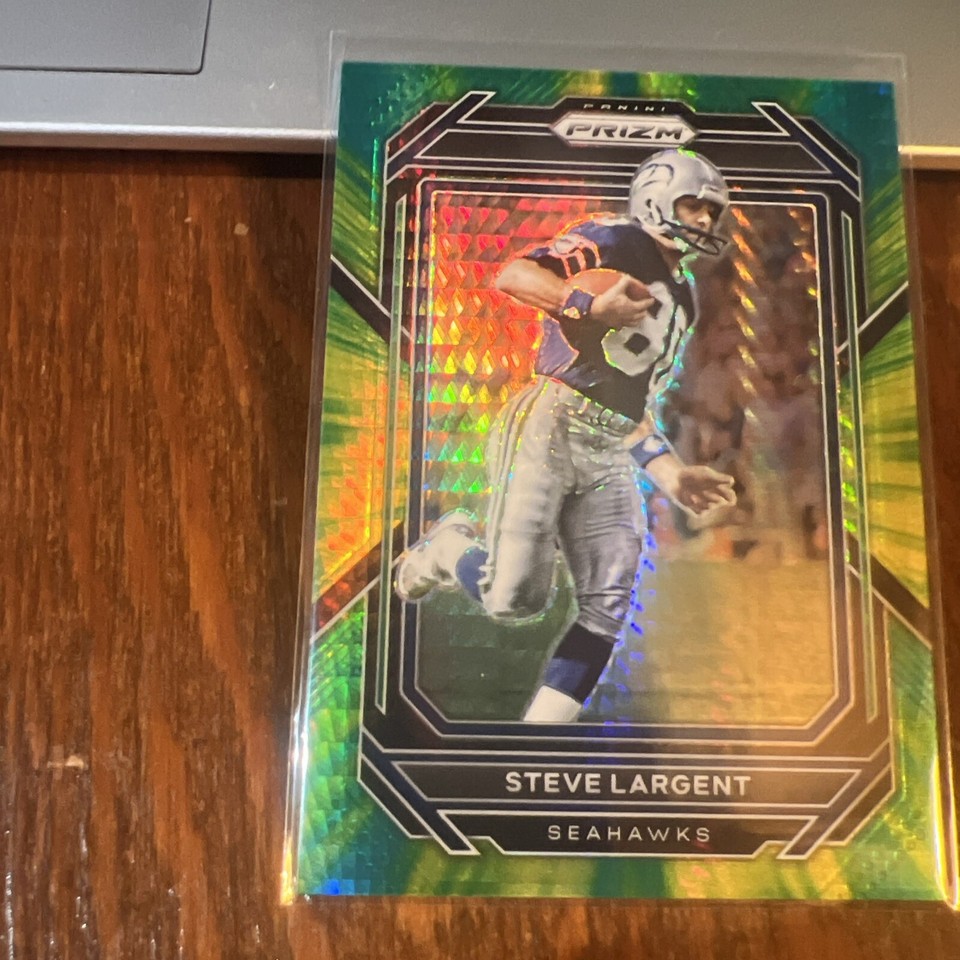 Steve Largent 2022 Panini Prizm Hyper Prizm #261 Seattle Seahawks /175 ...