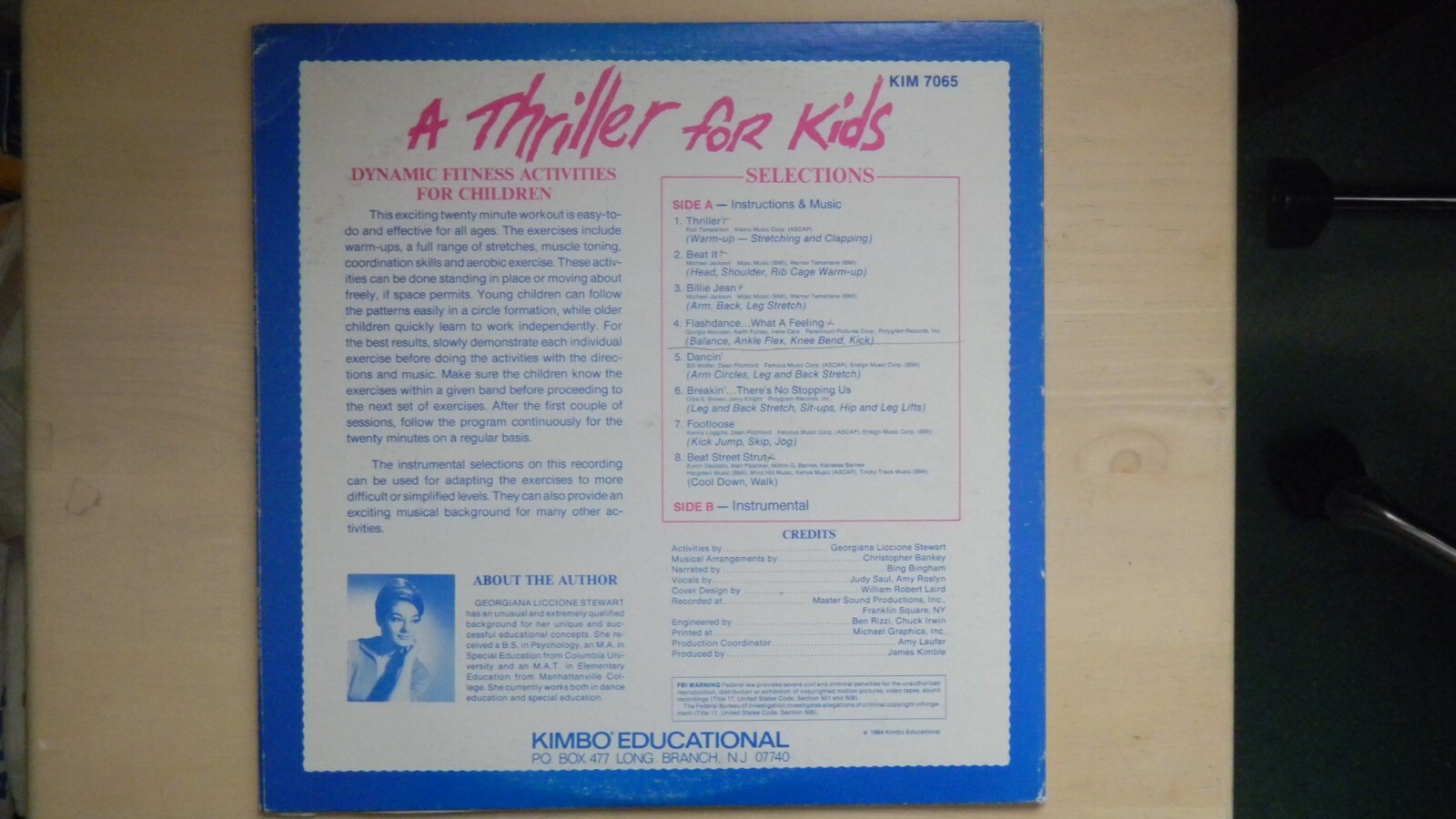 Kimbo Educational Records Gate-Fold A THRILLER FOR KIDS LP 1984 | eBay