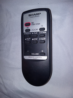 Sharp G0084TA Camcorder Remote Control Original | eBay