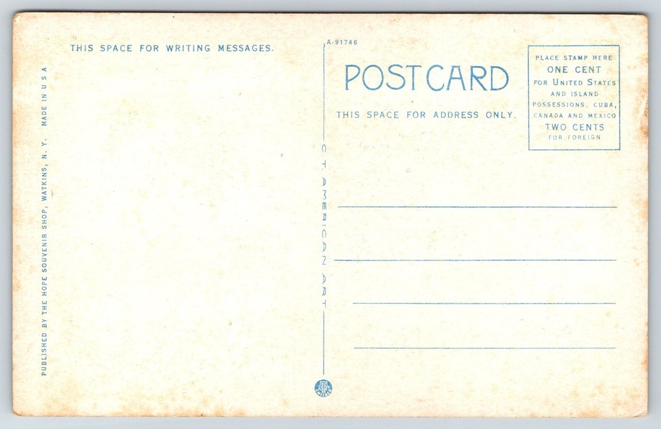 Triple Cascades, Watkins Glen, New York Vintage Postcard | eBay