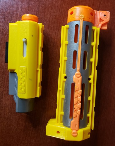 NERF Gun N STRIKE RECON CS-6 Yellow Front Barrel Attachment & Laser ...