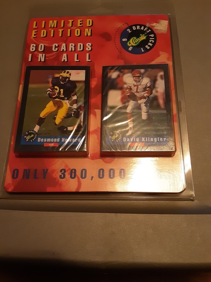 1992 Classic Draft Picks Football Cards 60 Cards Factory Sealed Limited ...