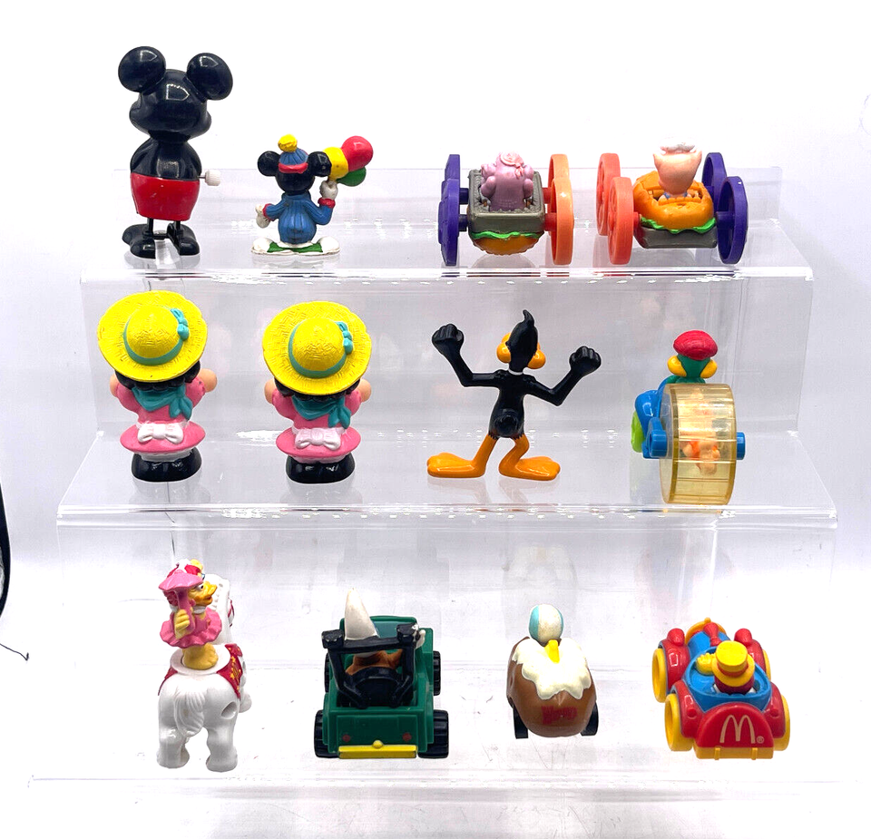 Lot of Vintage Happy Meal Fast Food Toys / 80's and 90's + Tomy Mickey ...