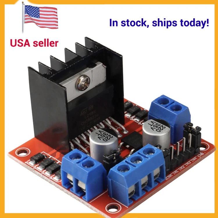 Interface L298N DC Stepper Motor Driver Module With Arduino, 52% OFF