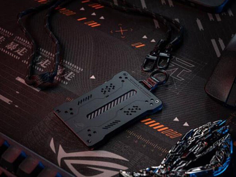 Original ASUS ROG Aluminum Frame Business Work ID Card Holder Case with ...