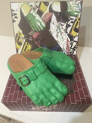 BRAVEST STUDIOS GREEN FOOT CLOGS - SIZE: 10 - BRAND NEW | eBay