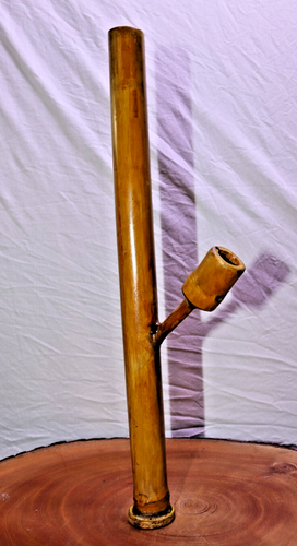 Bamboo water pipe Bong Slim But strong | eBay