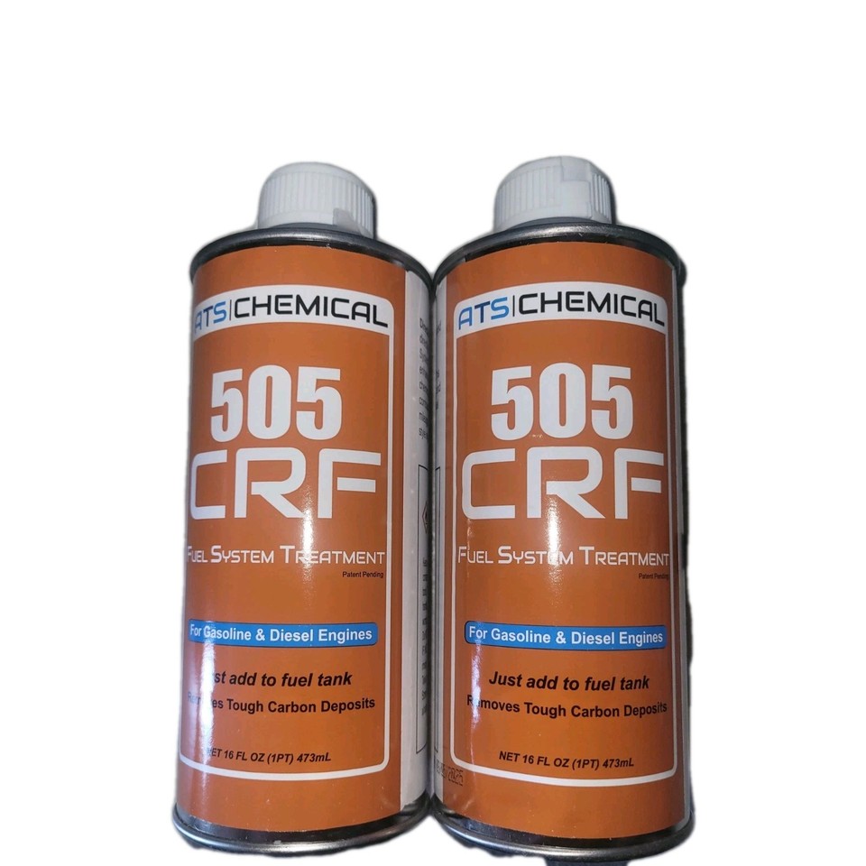2 X ATS Chemical 505 CRF Fuel System Treatment for Gas and Diesel ...