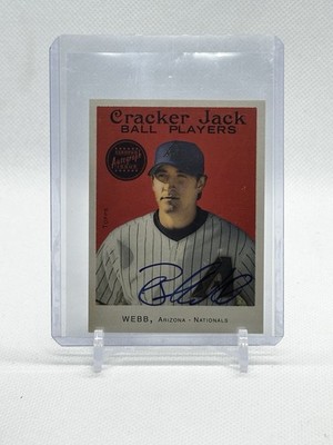 2004 Topps Cracker Jack - SP Brandon Webb #163 Mini Auto Arizona ...