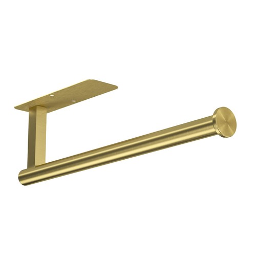 Gold Paper Towel Holder Under Cabinet Mount Self Adhesive, Wall Mount ...