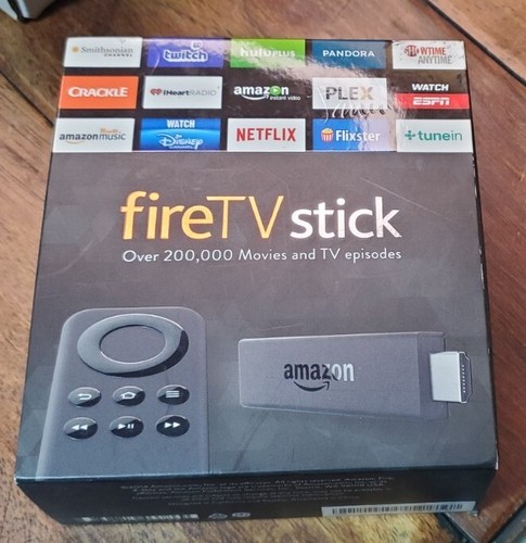 Amazon Fire TV Stick (1st Generation) Media Streamer - Black for sale ...