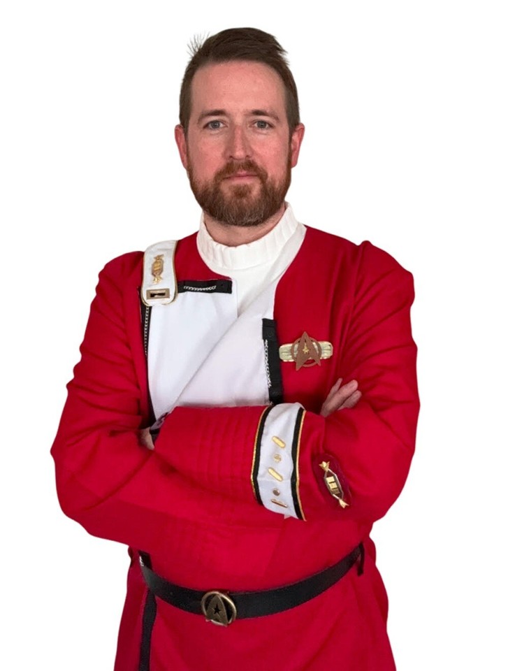 TWOK II-VI Star Trek Wrath of Khan Uniform Costume Star fleet halloween ...