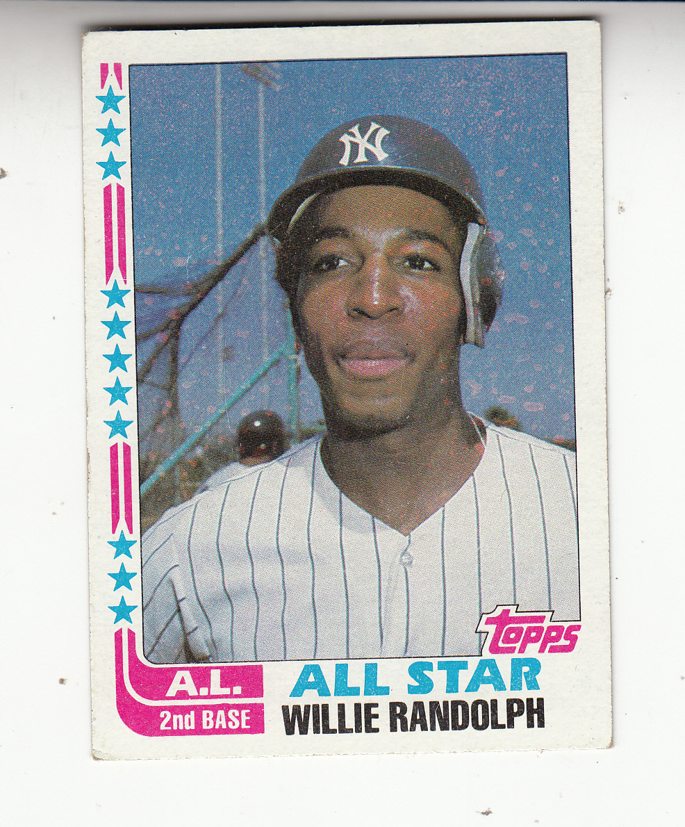 1982 TOPPS BASEBALL #548 WILLIE RANDOLPH YANKEES ALL STAR - NM | eBay